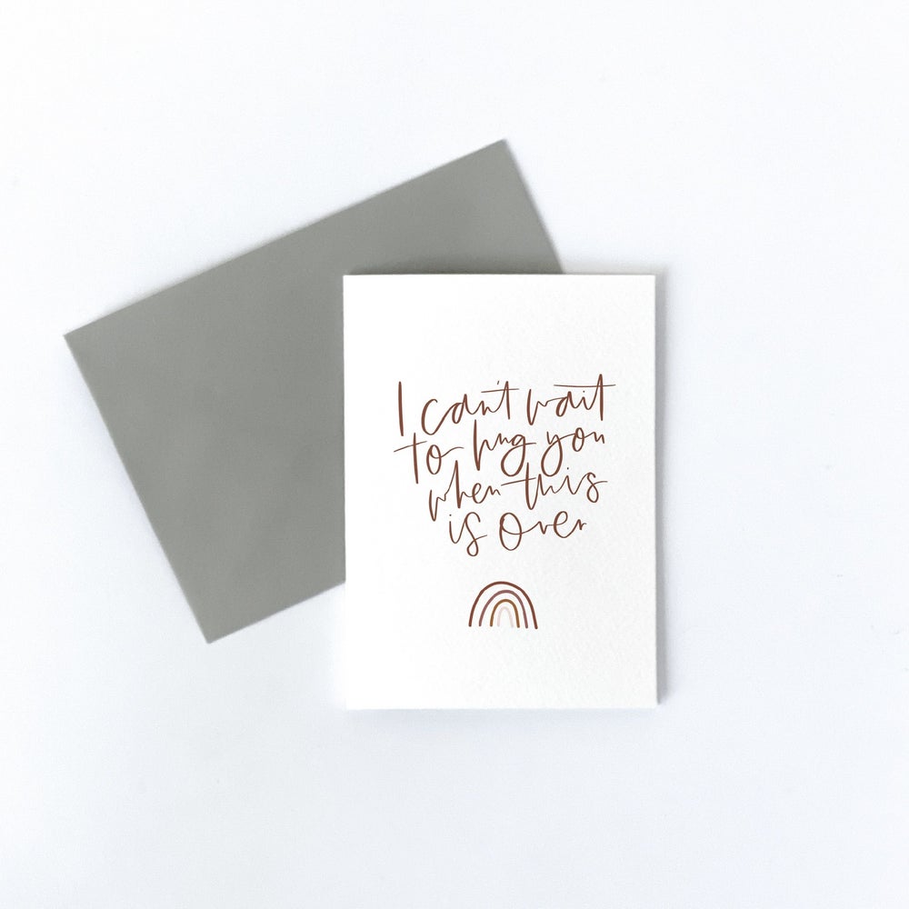 Rainbow Hug Card - Can be personalised – Littlempapergoods